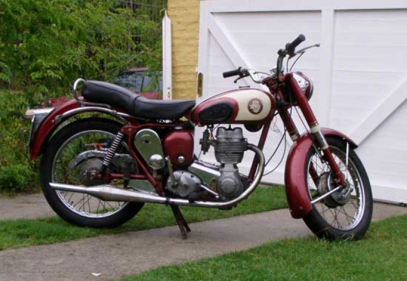 1956 BSA C12 Classic Motorcycle Pictures