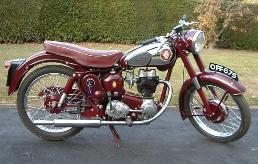 1958 BSA C12 Classic Motorcycle Pictures